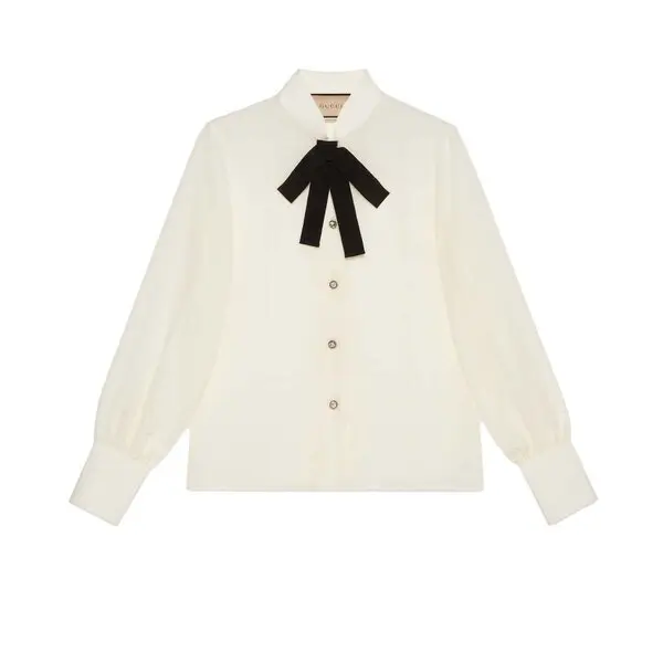 Gucci Silk Crepe De Chine Shirt