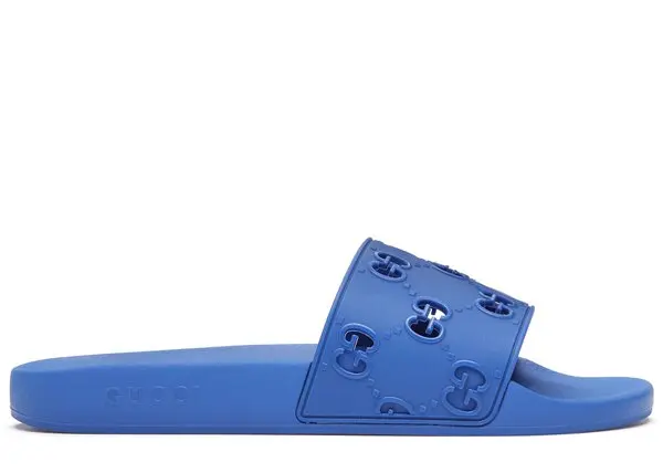 Gucci Gg Slide - Blue