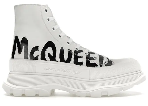 Alexander McQueen Tread Slick High-top Boots - Optic White