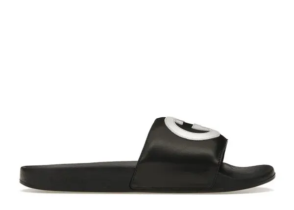 Gucci Interlocking G Leather Slides