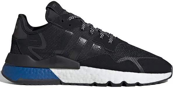 Adidas Nite Jogger Sneakers - Core Black/lush Blue