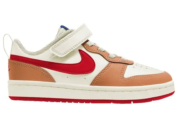 Nike Court Borough Low 2 Sneakers - Sail/hot Curry/game Royal