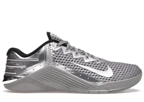 Nike Metcon 6 Premium Sneakers - Metallic Silver/black