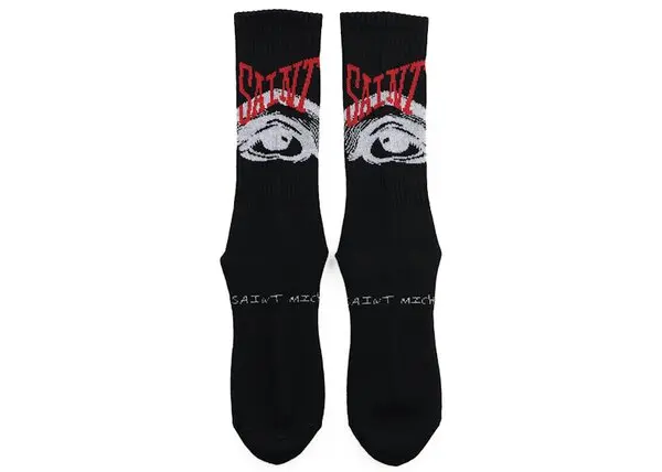 SAINT MXXXXXX Eye Socks - Black
