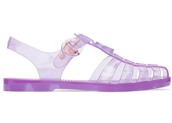 Gucci Gg Fisherman Sandal - Purple