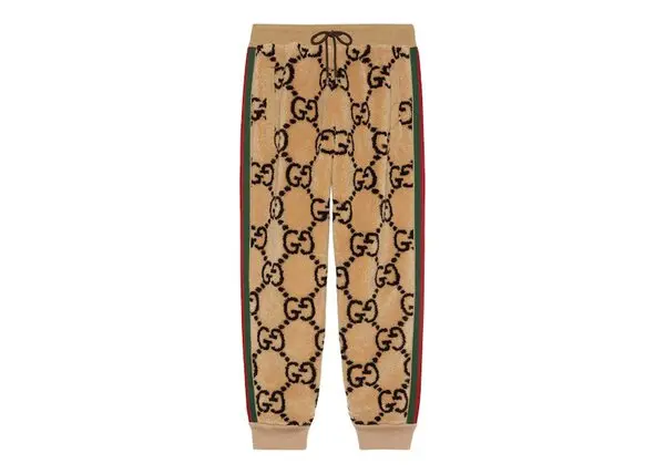 Gucci Gg Jacquard Jogging Wool Pantred