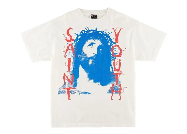 SAINT MXXXXXX St Youth T-shirt - Vintage White