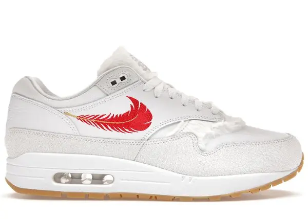 Nike Air Max 1 The Bayin Sneakers - White/university Red