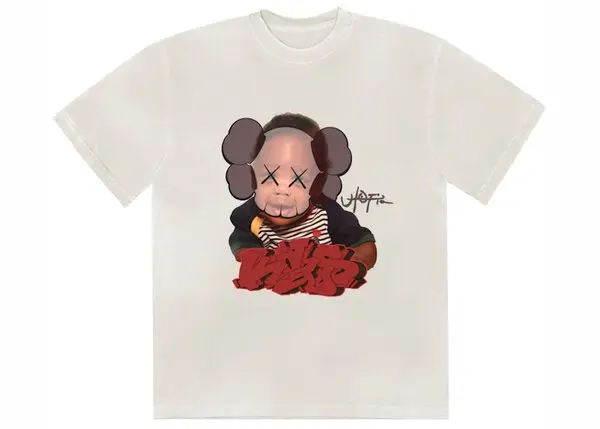 TRAVIS SCOTT X Kaws Utopia I Tee Shirt - White