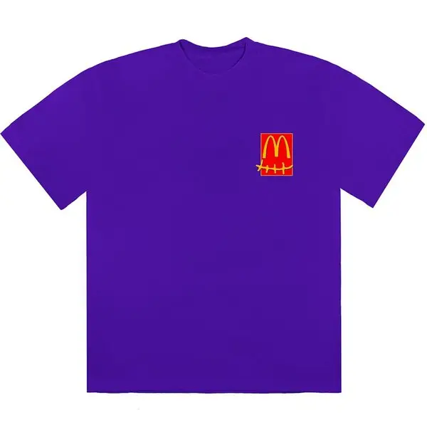 TRAVIS SCOTT X Mcdonald's Action Figure Series Ii T-shirt - Purple