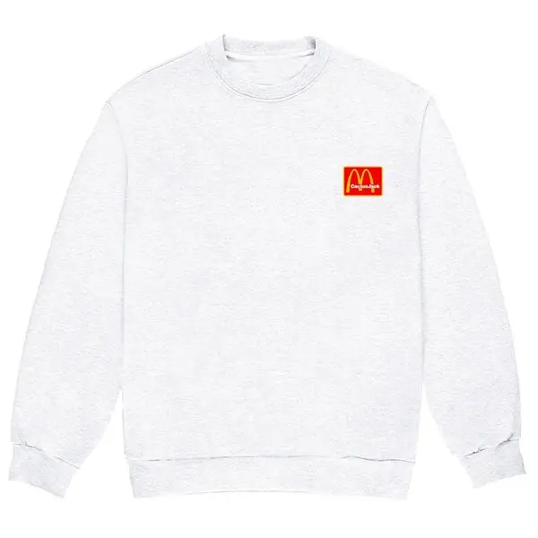 TRAVIS SCOTT X Mcdonald's Staff Crewneck Sweatshirt - White