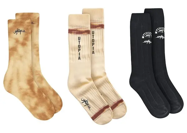 TRAVIS SCOTT Utopia Socks Trio - Multicolor