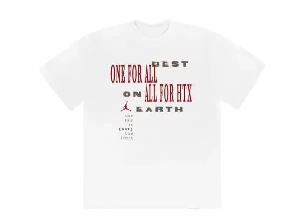 TRAVIS SCOTT X Jordan Best On Earth T-shirt - White