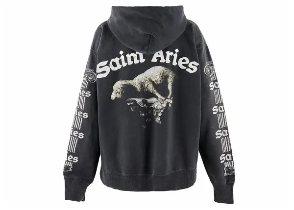 SAINT MXXXXXX X Aries Printed Hoodie
