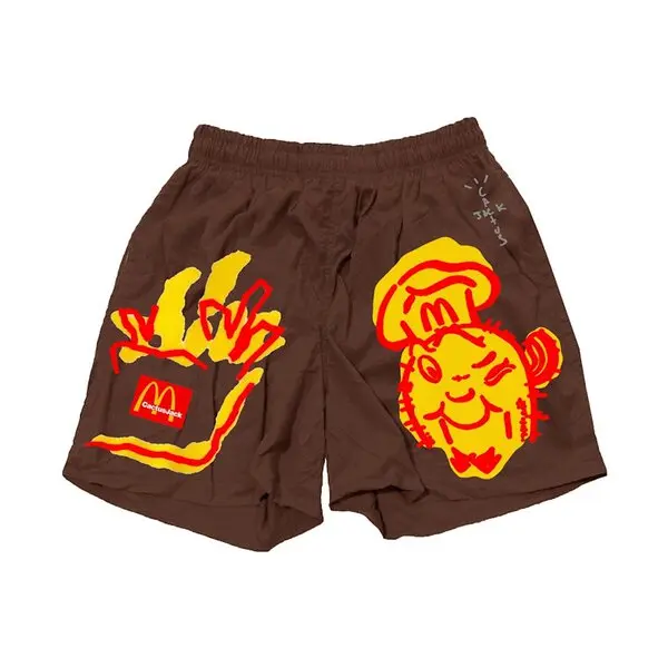 TRAVIS SCOTT X Mcdonald's Illustration Ii Shorts - Brown