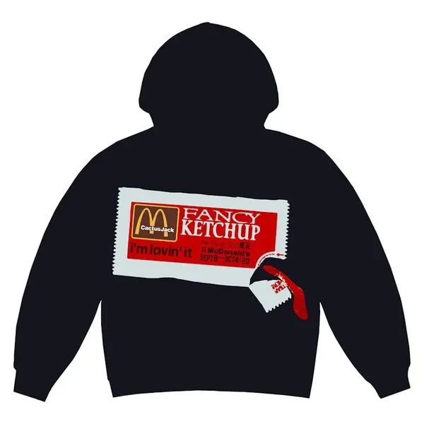 TRAVIS SCOTT X Cpfm 4 Cj Ketchup Hoodie - Black