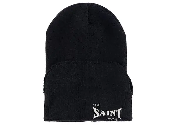 SAINT MXXXXXX X Shermer Academy Knit Cap - Black