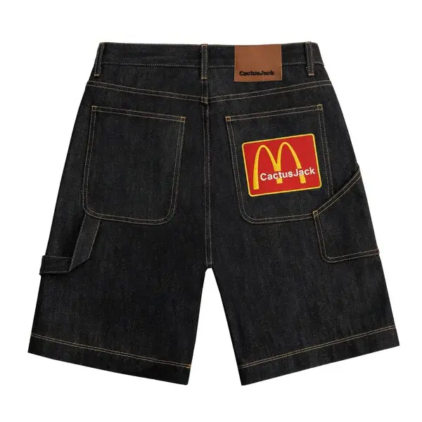 TRAVIS SCOTT X Mcdonald's Cj Arches Denim Shorts