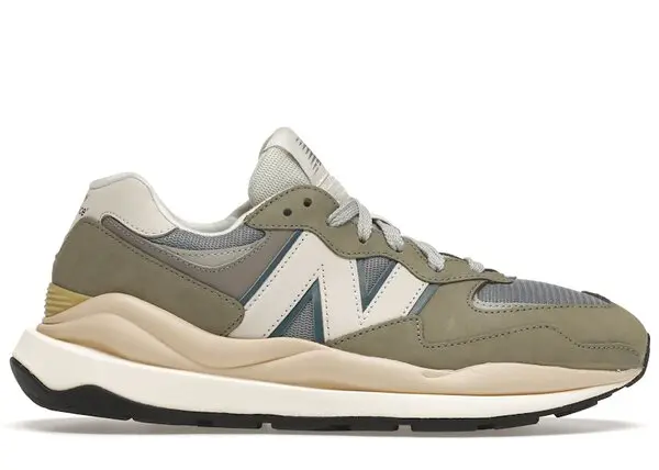NEW BALANCE 57/40 Sneakers - Vetiver/mallard Blue