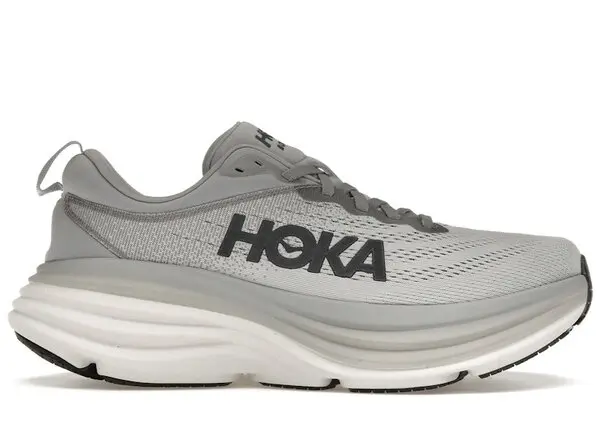 Hoka One One Bondi 8in Athletic Sneakers - Sharkskin/harbor Mist