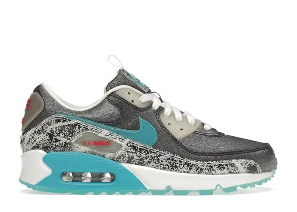 Nike Air Max 90 Rice Ball Sneakers - Black/light Blue/white