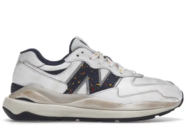 NEW BALANCE 57/40 Sneakers - White/natural Indigo