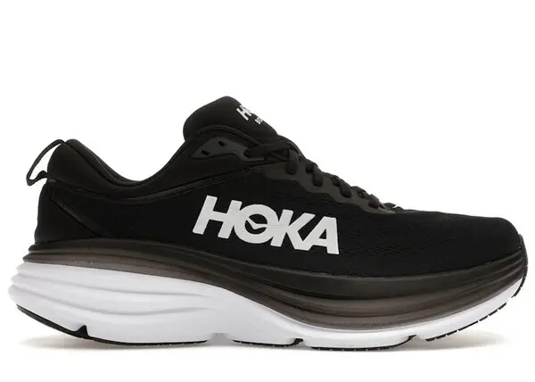 Hoka One One Bondi Sneakers - Black/white