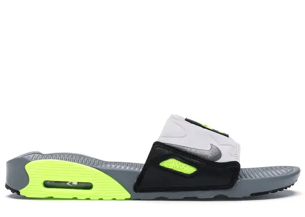 Nike Air Max 90 Slide - Smoke Grey/volt/black