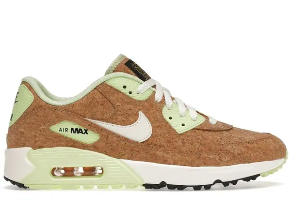 Nike Air Max 90 Golf Nrg Cork Sneakers - Beechtree/barely Volt/black