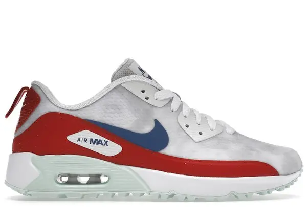 Nike Air Max 90 Golf Us Open Surf And Turf - Summit White/red Clay/mint Foam