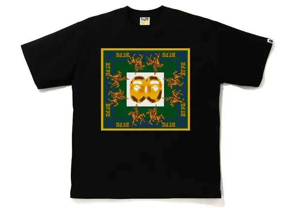 A BATHING APE Double Ape Head Relaxed T-shirt - Black