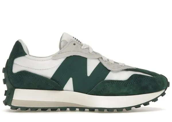 NEW BALANCE 327 Sneakers - White/nightwatch Green
