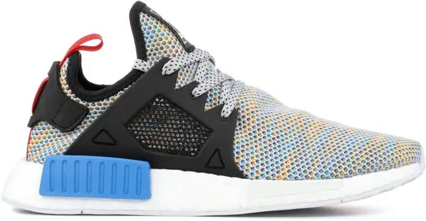 Adidas Nmd Xr1 Primeknit Sneakers - Bright Blue/black/red