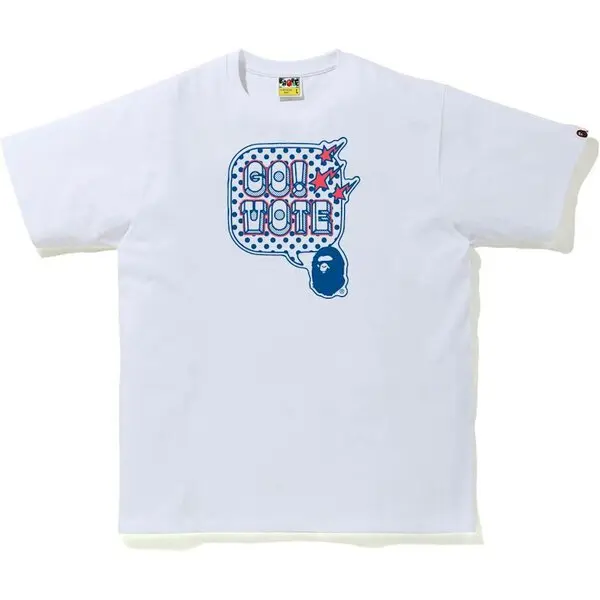 A BATHING APE Go Vote Tee Shirt #1 - White