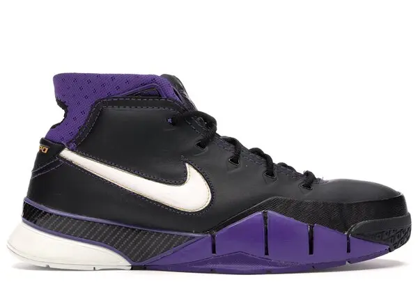 Nike Kobe 1 Athletic Sneakers - Black/white/varsity Purple
