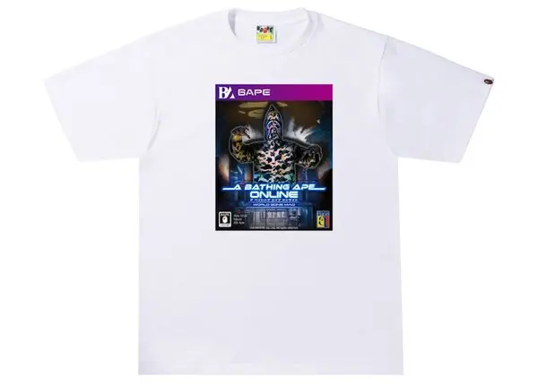 A BATHING APE Game Package Tee Shirt - White