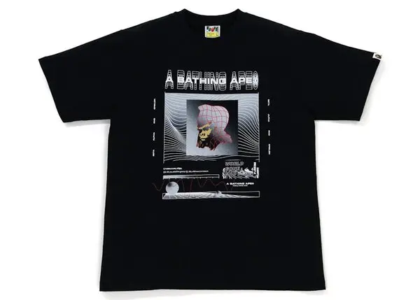 A BATHING APE General Tee Shirt - Black