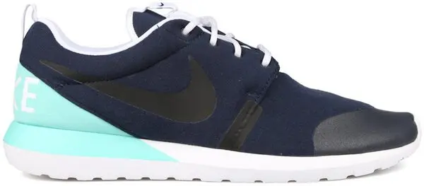 Nike Roshe Run Tech Fleece - Obsidian/blackone-colorbleached Turquoise