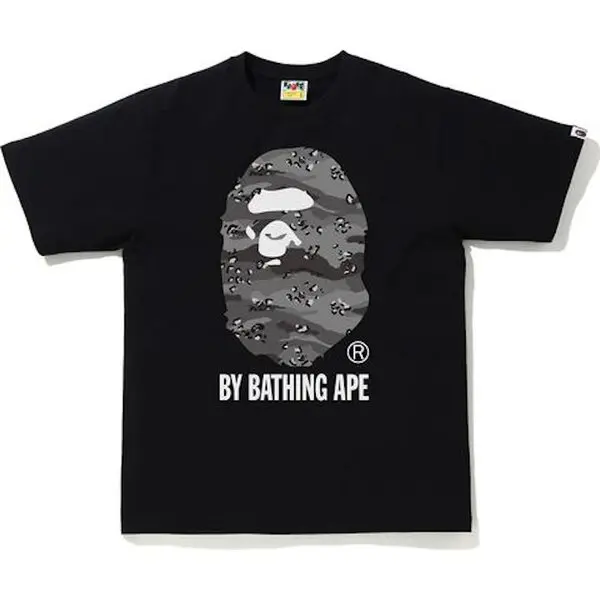 A BATHING APE Desert Camo Bathing Ape Relaxed Tee Shirt - Black