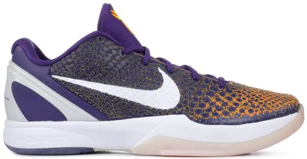 Nike Kobe 6 Lakers Gradient Away Sneakers