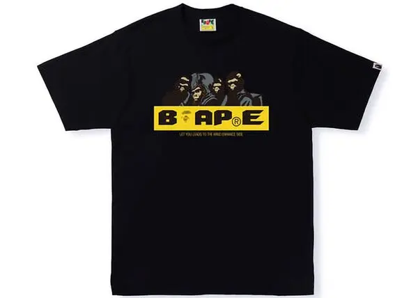 A BATHING APE General #2 Tee Shirt - Black