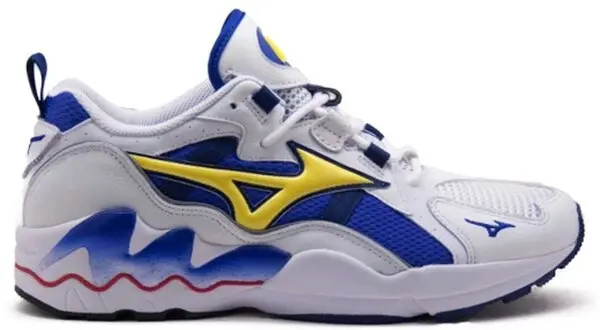 Mizuno Wave Rider Sneakers - White/blueone-coloryellow