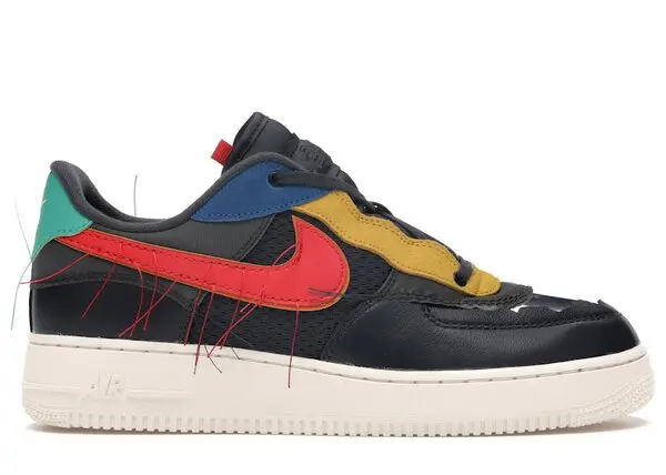 Nike Air Force 1 Low Bhm - Dark Smoke Grey/track Red