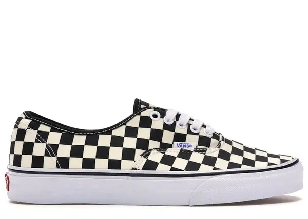 VANS Authentic Golden Coastin Sneakers - Black/white Checkerboard