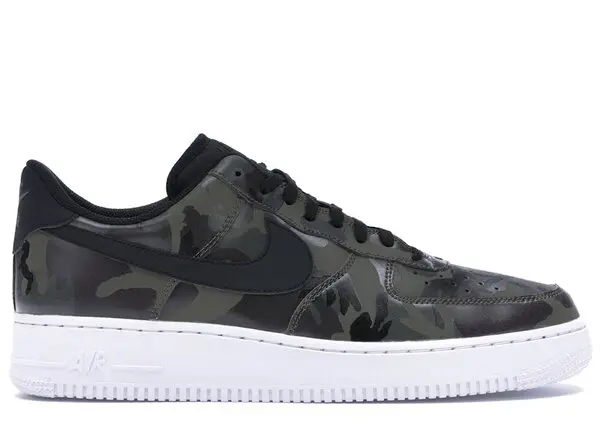 Nike Air Force 1 Low Camo - Medium Olive/black/baroque Brown