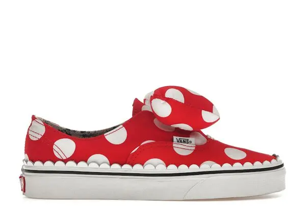 VANS Authentic Gore Disney Minnie Mouse Bow Sneakers - Minnie Mouses Bow/true White