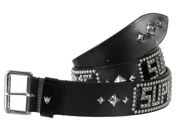 Supreme Hollywood Trading Company Studded Leather Belt - Black