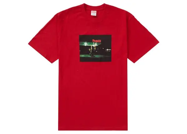 Supreme Hell Tee Shirt - Red