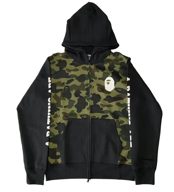 A BATHING APE Happy New Year 1st Camo Hoodie
