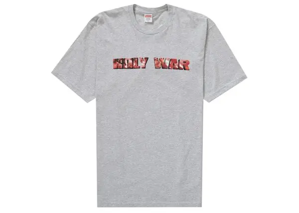 Supreme Holy War Tee Shirt - Ash Grey